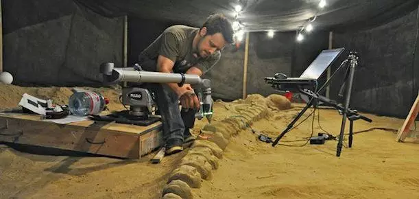 Karya paleontologis anu ngalibatkeun scanning 3D