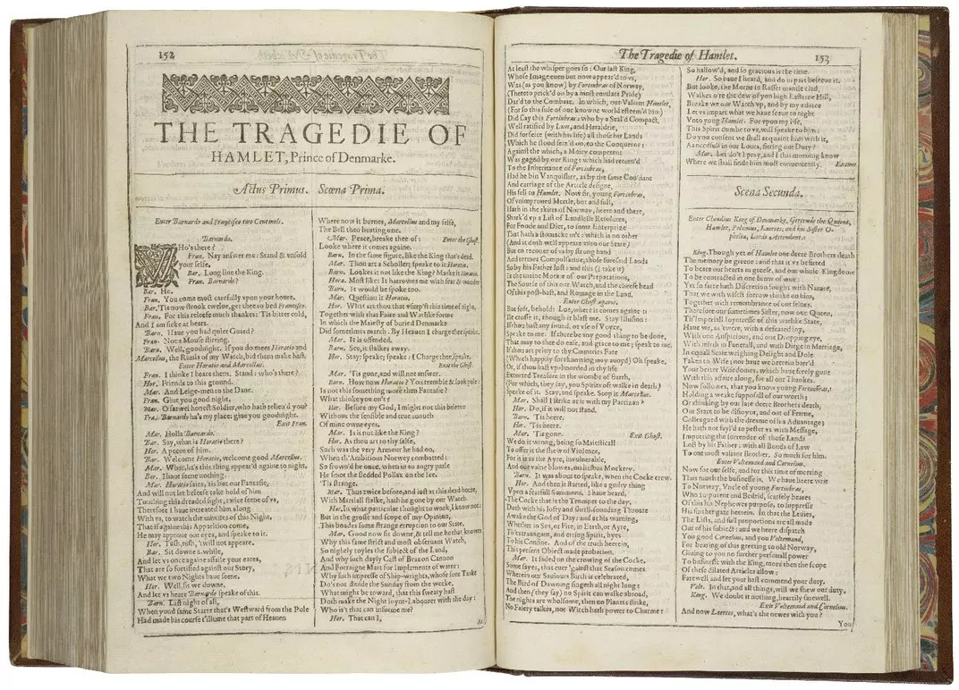 Hamlet apparaît dans le premier folio