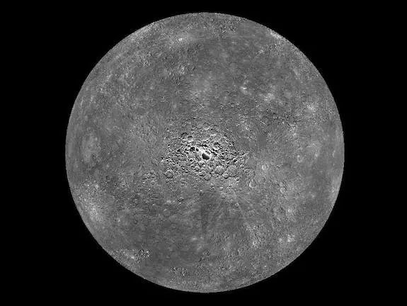 jižní pól Merkuru