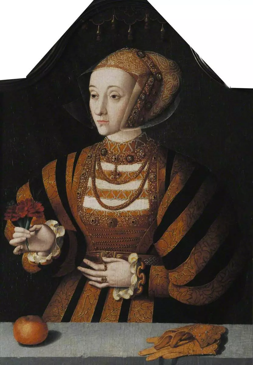 老巴塞洛繆斯·布魯因 (Bartholomaeus Bruyn) 創作的 1540 年代克利夫斯的安妮肖像