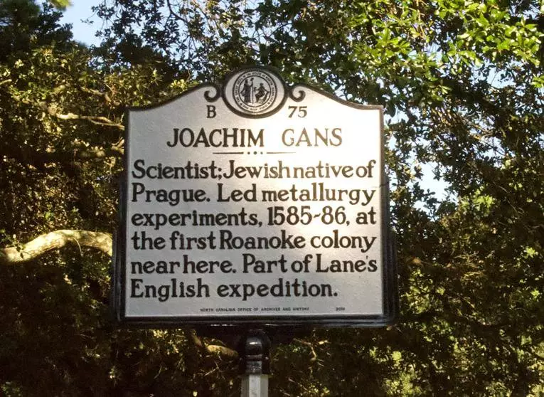 Zgodovinski znak za Joachima Gansa