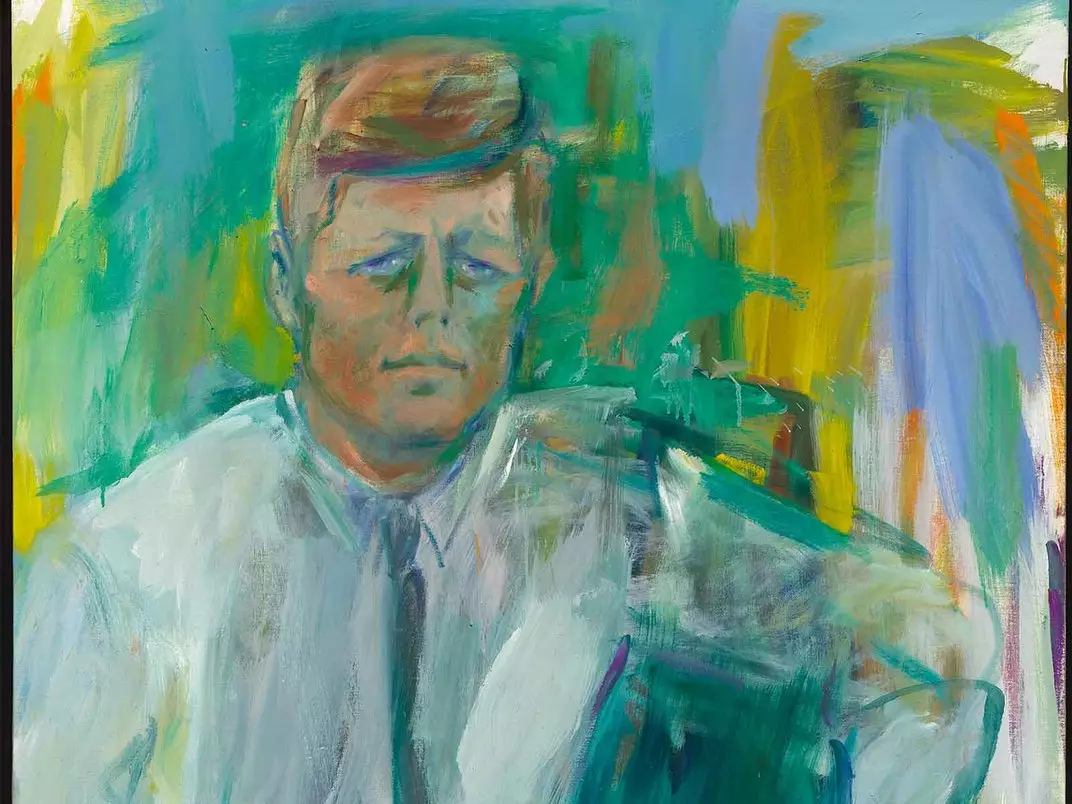 Kial Portreto de JFK de Elaine de Kooning Malplikis Ĉiujn Regulojn 17341_4