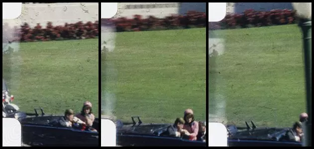 Een frame van de Zapruder-film werd lange tijd als te grafisch beschouwd voor het publiek.