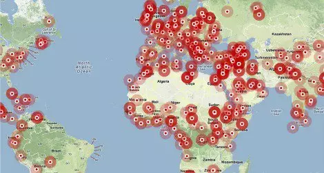 Энэ бол дайн бүрийн газрын зураг юм