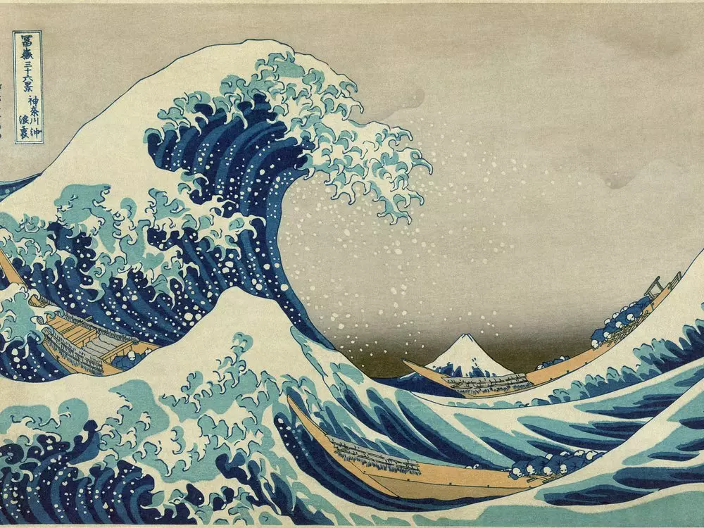 N'ụlọ na Hokusai's Floating World
