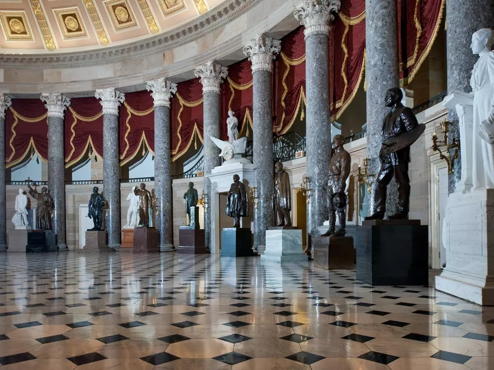 Иске Йорт палатасы, 1864 елның июлендә Линкольн тарафыннан Милли скульптура залы итеп билгеләнгән