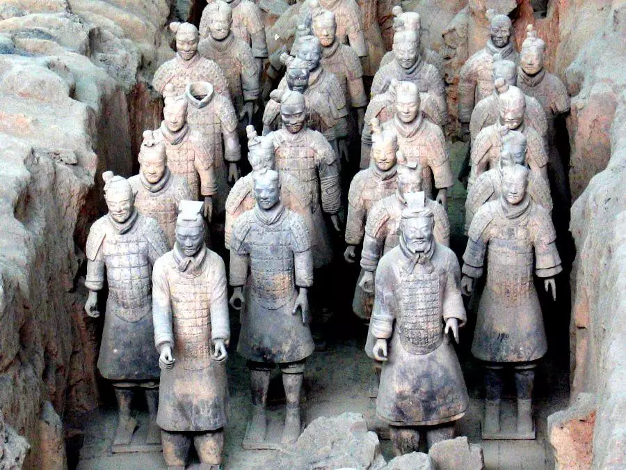 Axudaron os gregos a esculpir os guerreiros de terracota de China?