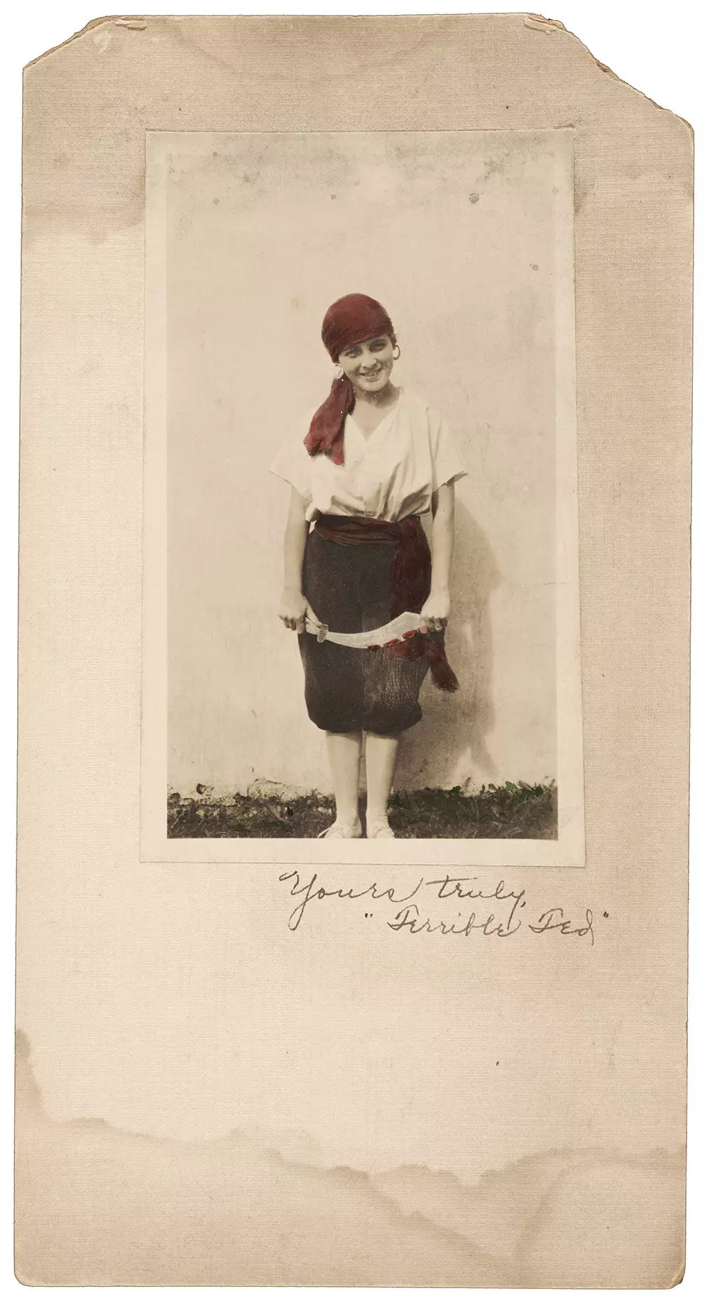Georgianna Webster nuotrauka su piratų kostiumu