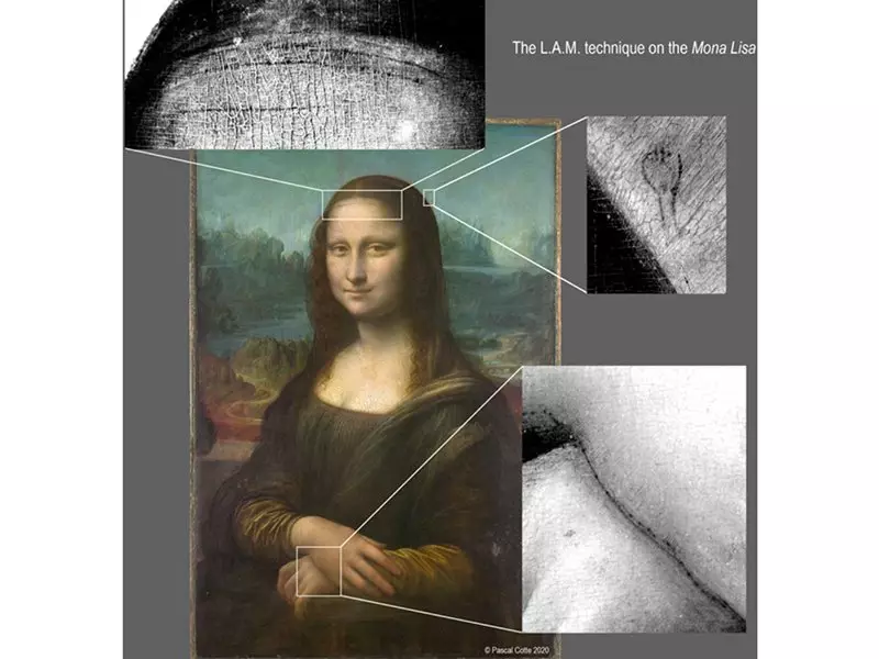 Escaneos de alta resolución da Mona Lisa