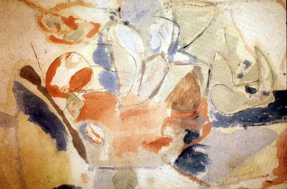 Helen Frankenthaler's Mountains and Sea, 1952