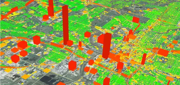 Mapes de noves tecnologies d'emissions de gasos d'efecte hivernacle a nivell de carrer i barri