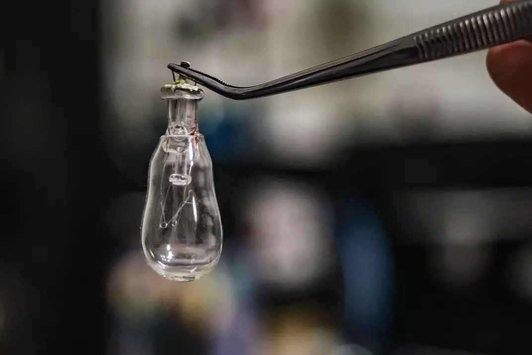 Tiny bulb created by the lighting design team