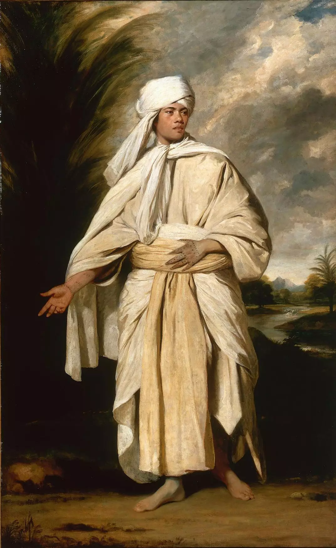 Die vollengte Joshua Reynolds-portret van Mai