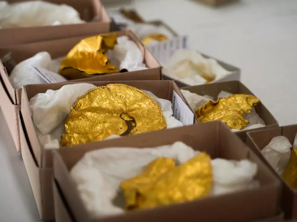 Βρακτικά άλατα χρυσού που βρέθηκαν στη Δανία