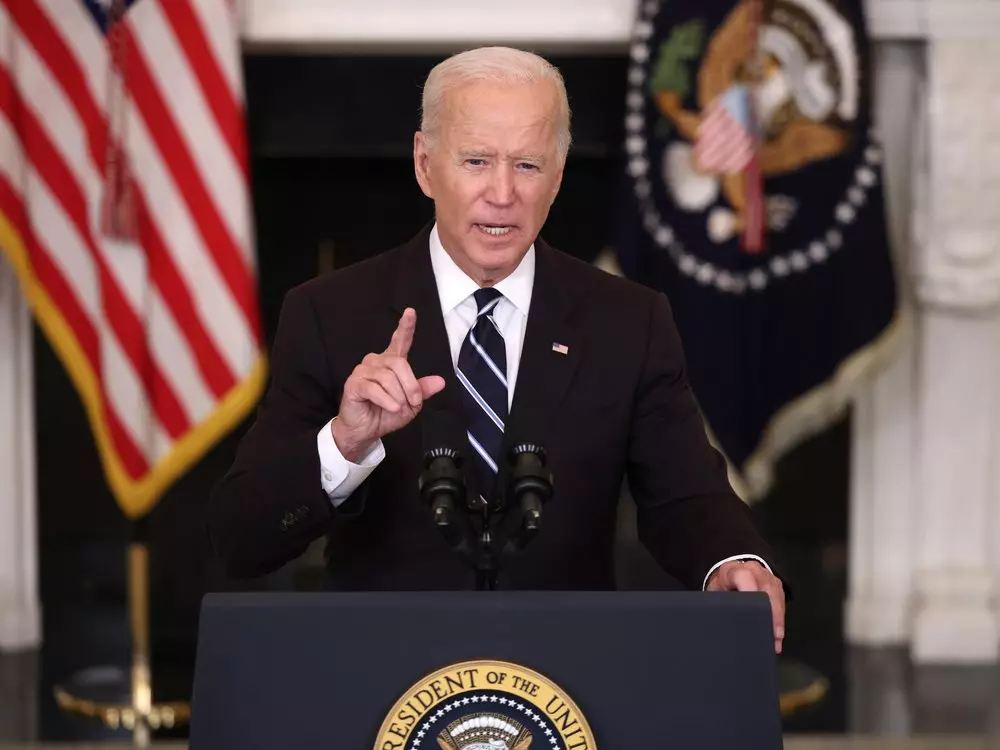 Biden berpidato di depan bangsa