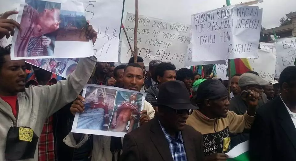 Penunjuk perasaan Oromo