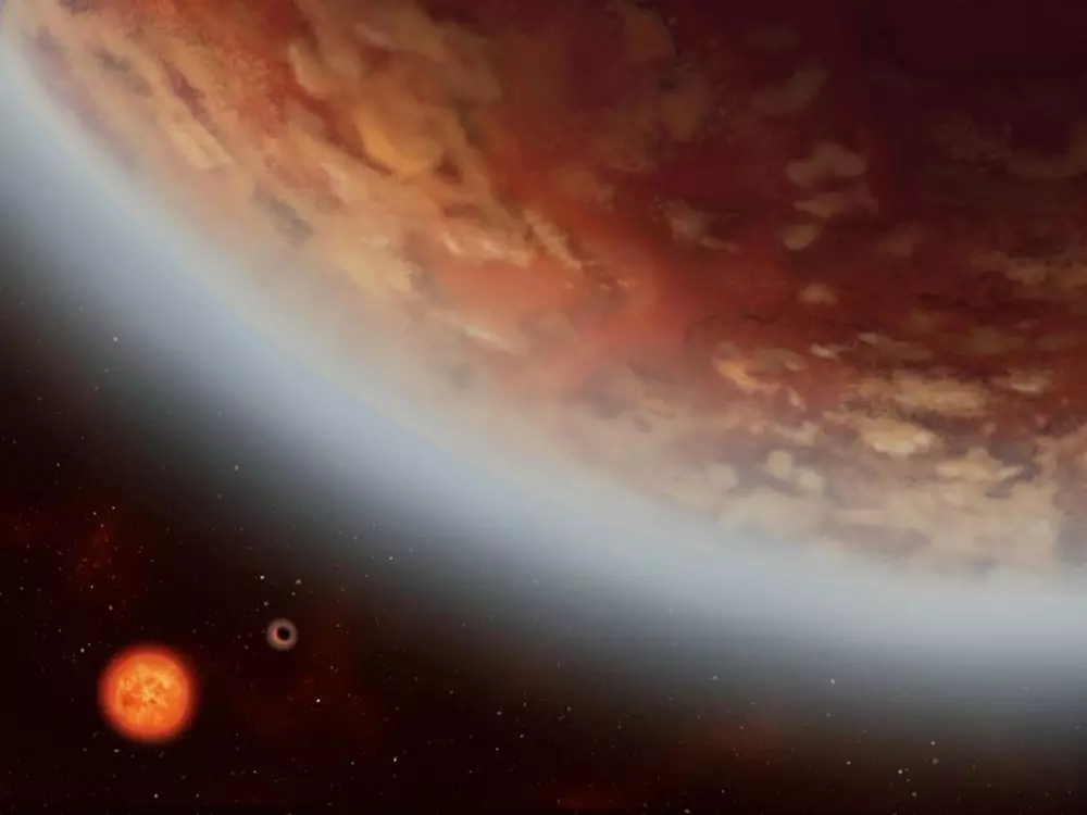 Exoplaneta de vapor de auga