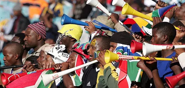 Vuvuzela בדרום אפריקה