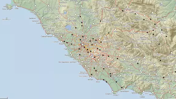 Zoomatu Antzinako Munduaren mapa zehatz honetan