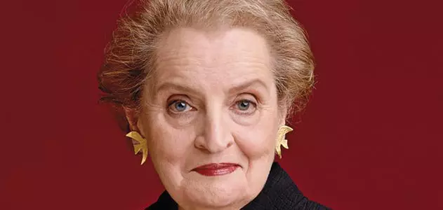 Madeleine Albright apie Jos gyvenimas Pins