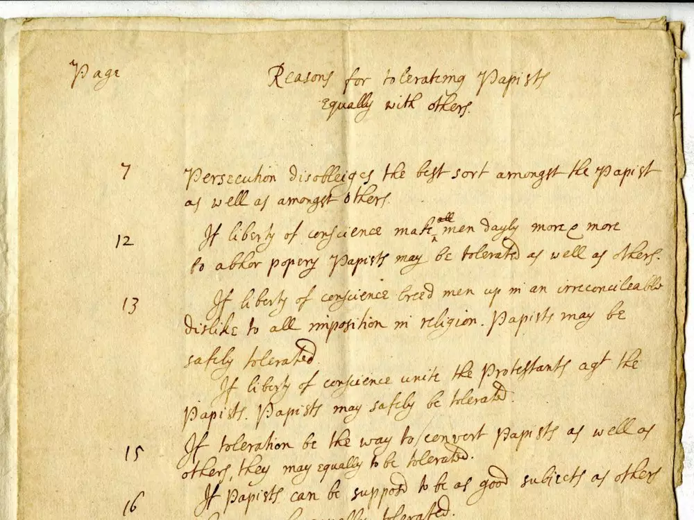 Manoscritto sconosciuto di John Locke trovato in un college nel Maryland