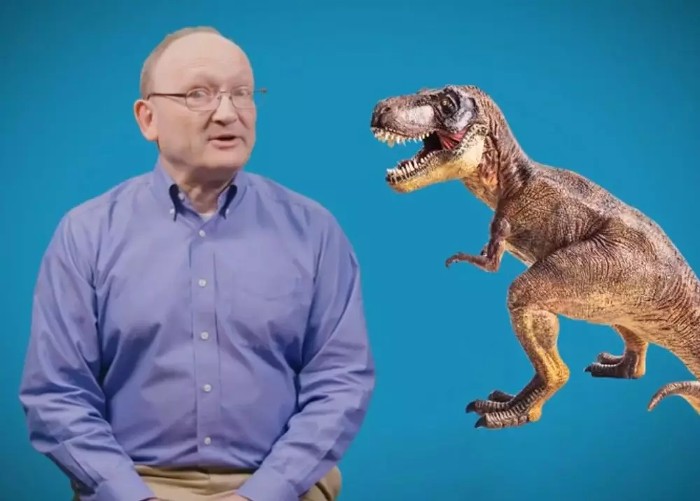 Ahli paleontologi Smithsonian, Hans Sues, menjawab pertanyaan Anda dalam serial YouTube Deep Time Museum Nasional Sejarah Alam, “The Doctor Is In.” (Lembaga Smithsonian)