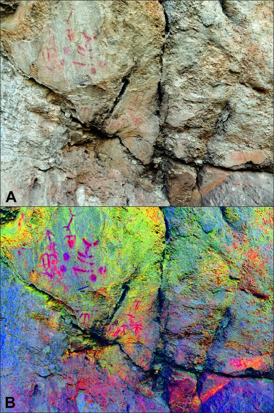 Nyocha mkpịsị aka mkpịsị aka na-ekpughe ọhụụ ọhụrụ na ndị okike Rock Art Prehistoric 19957_3