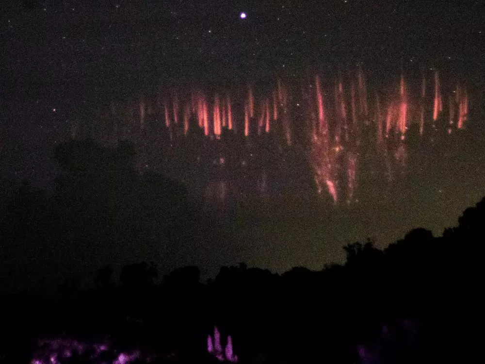 Vibrant Lightning Sprites Spark Iwwer Hurricane Matthew