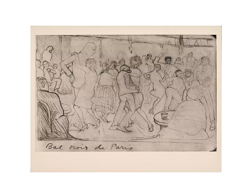 Bal Noir de Paris, antarane 1925 lan 1970. makalah Palmer C. Hayden, Arsip Seni Amerika, Institusi Smithsonian.