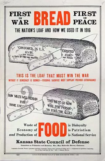 Poster di cibo americano della prima e della seconda guerra mondiale 20009_2