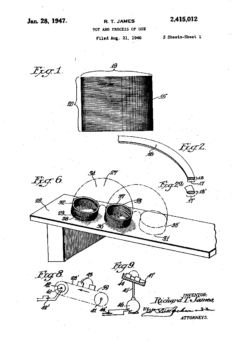 De toevallige uitvinding van de Slinky