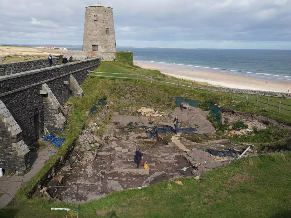 Roundhouse by Bamburgh Castle