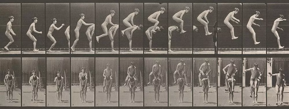 Eadweard Muybridge, Boys Playing Leapfrog