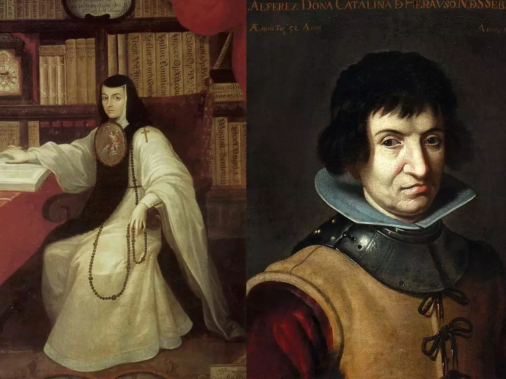 Sor Juana Inés de la Cruz এবং Catalina de Erauso