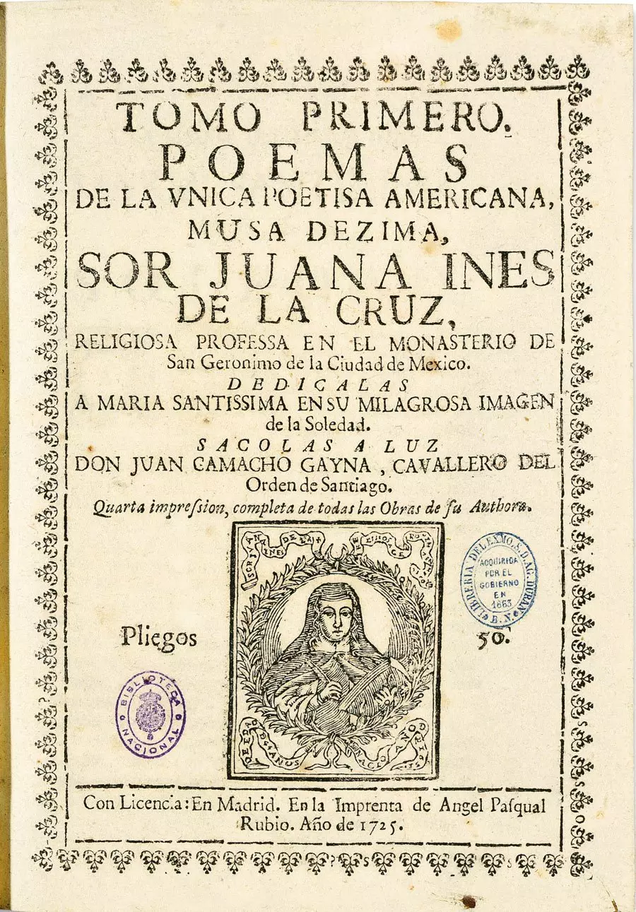 Knjiga Sor Juana Ines