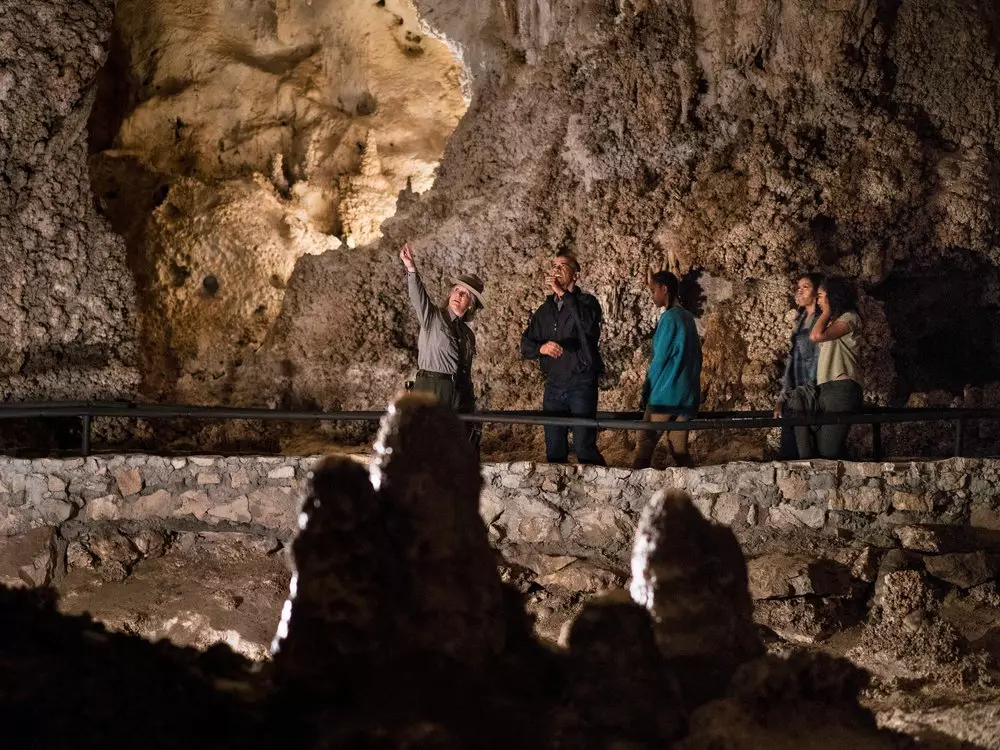 Fa'afanua 3-D e fa'afuainumera ai se Vaega o Carlsbad Caverns i lalo i le Milimita