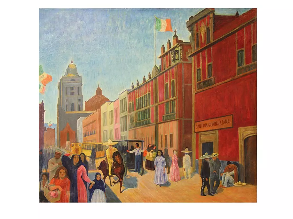 Walter Pach, Street in Mexico, Francis M. Naumann Fine Art, New York