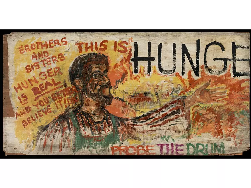 E Mural on View am African American History Museum erënnert un d'Rise of Resurrection City