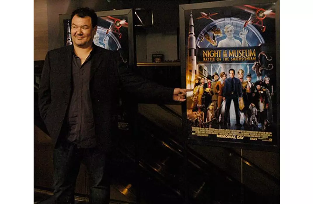 Muuqaallada Habeenkii ee Matxafka Premiere, oo ay ku jiraan Robin Williams iyo Ricky Gervais 22243_12