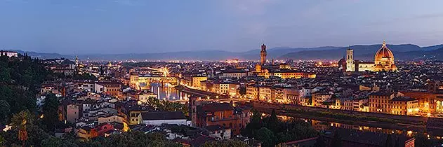 Firenze látképe