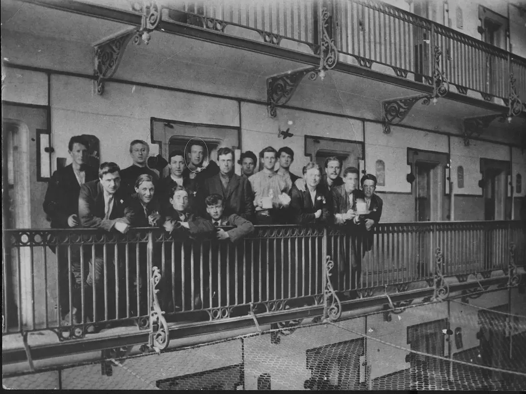 Zajatí republikánski vojaci v Stafford Gaol po Veľkonočnom povstaní v roku 1916