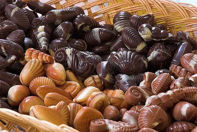 Traditionele Belgische chocolaatjes