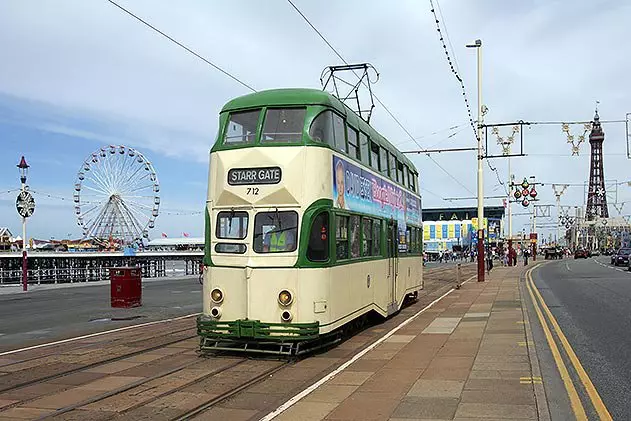 Blackpool Egelani trams