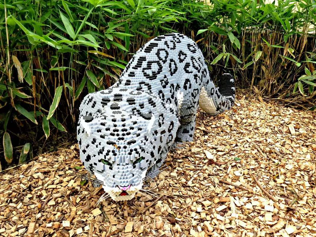 يستخدم هذا الفنان الآلاف من مكعبات الليغو لعمل منحوتات نابضة بالحياة للحيوانات
