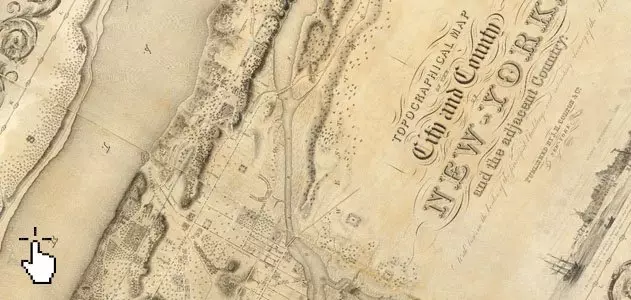 Déanann an Léarscáil Idirghníomhach seo Cathair Nua-Eabhrac 1836 i gcomparáid le Inniu