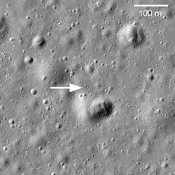 Lost Soviet Reflector Found on the Moon