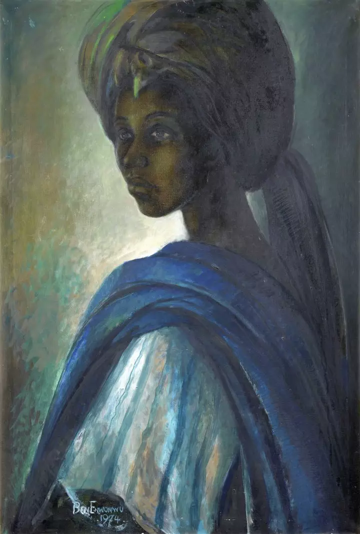 Familia realizează că portretul de mult uitat a fost pictat de renumitul artist nigerian Ben Enwonwu