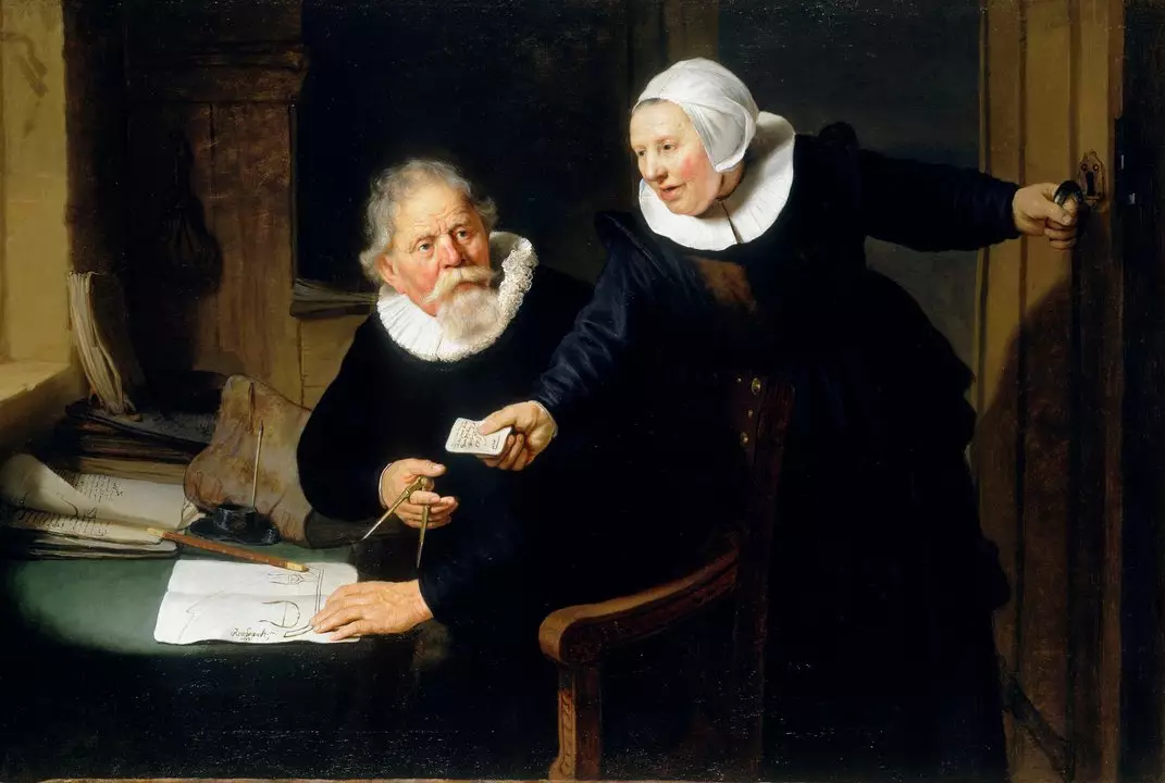 Рембрандт, судно төзүче һәм аның хатыны