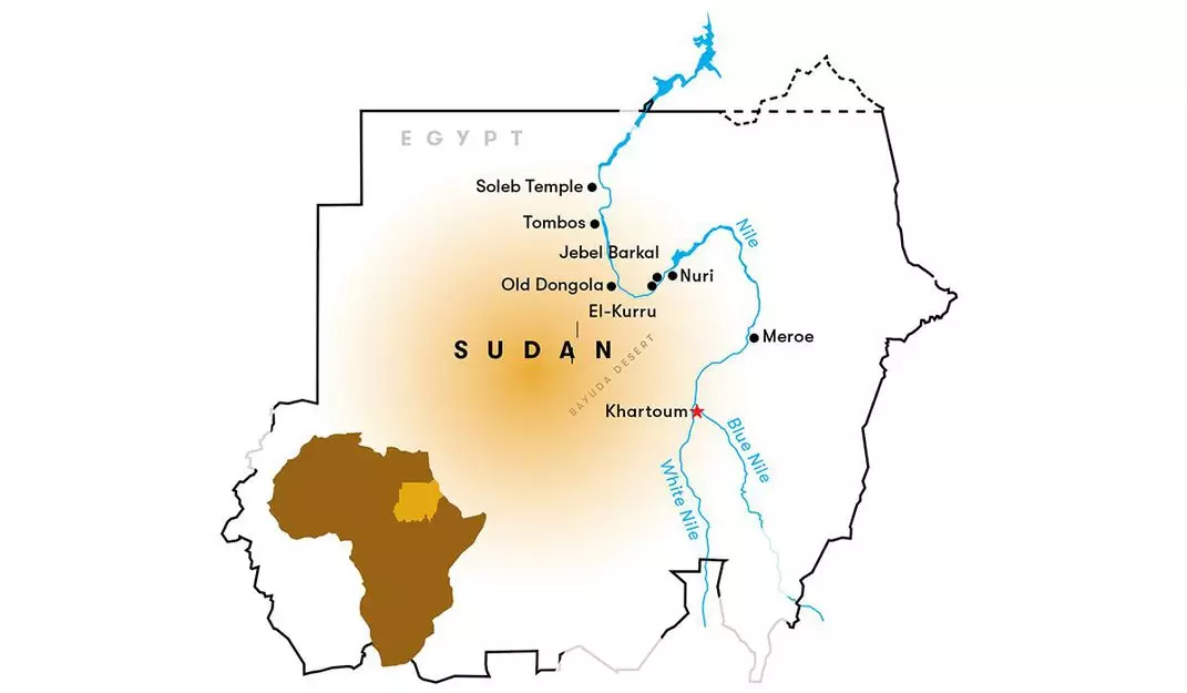 سوڈان کا نقشہ