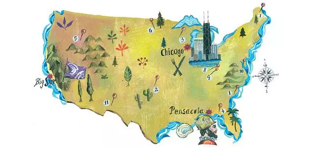 Destination America map